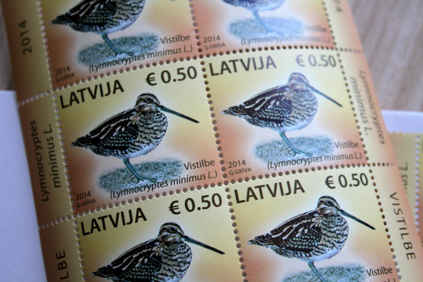 Izdotas unikālas pastmarkas sērijā Putni - nra.lv