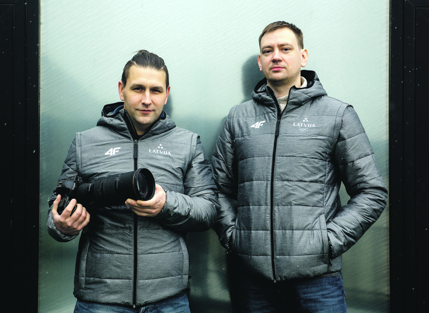 Jānis Freimanis un Romāns Kokšarovs - mūsējie Phjončhanā - nra.lv