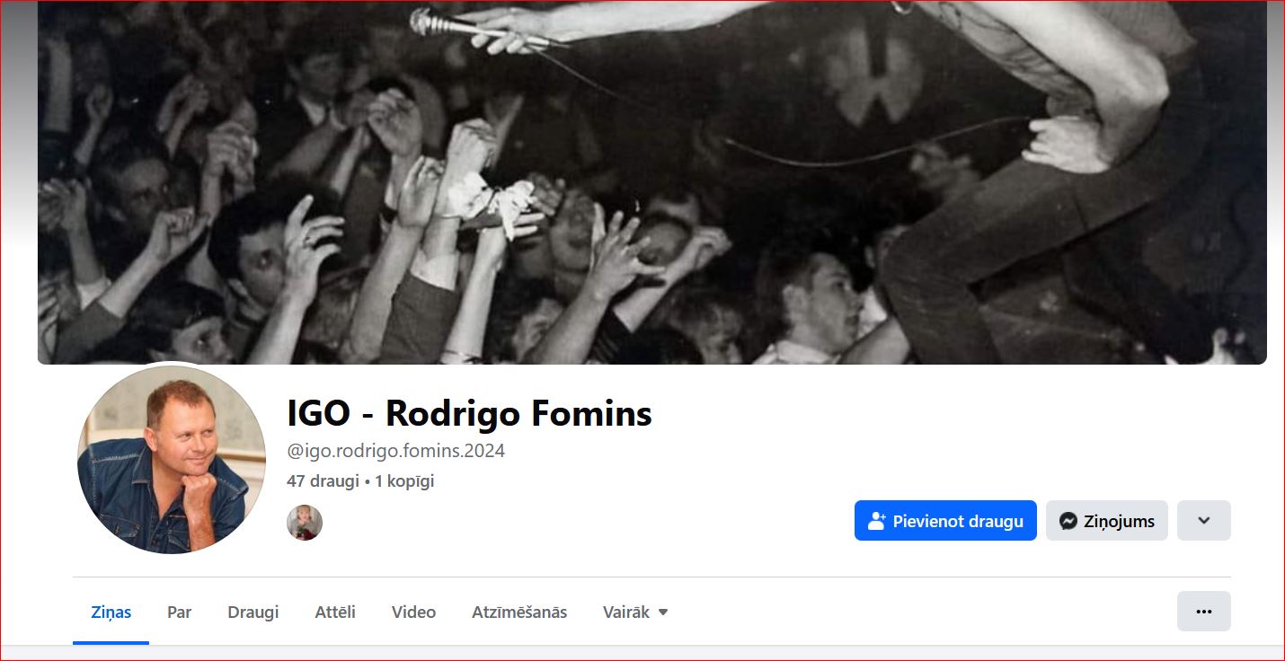Viltus Igo - Rodrigo Fomins meklē draudzeni - nra.lv