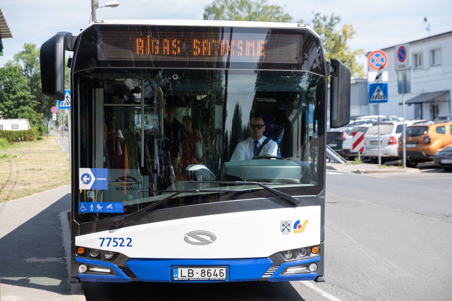 "Rīgas satiksme" 22. autobusu aprīkojusi ar ko īpašu - nra.lv