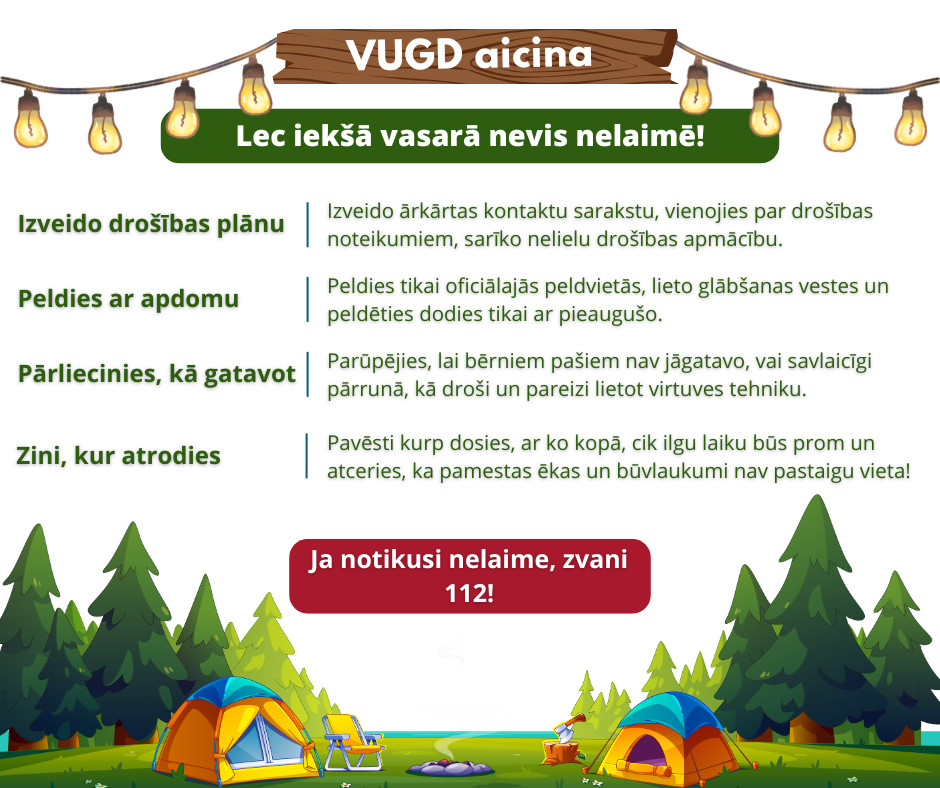 VUGD: Drošība sākas ar zināšanām un atbildīgu rīcību! - nra.lv