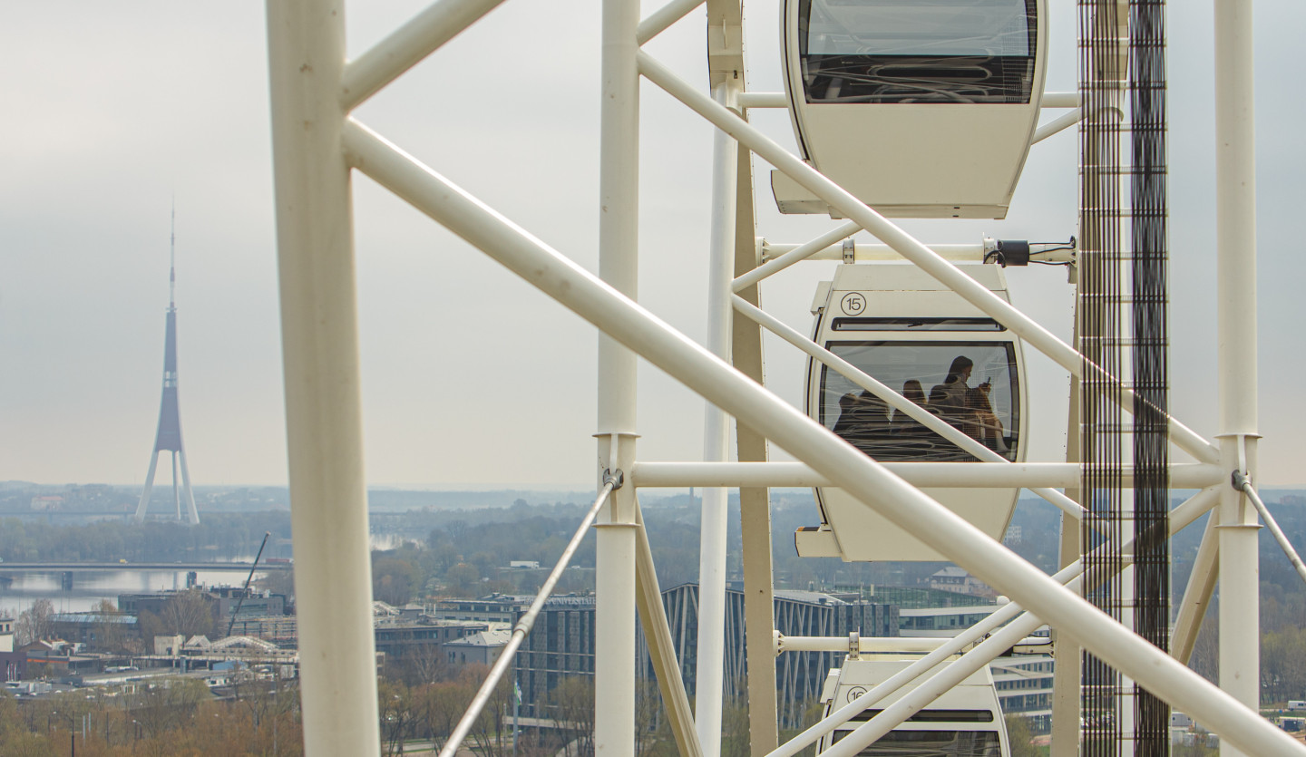 Rīgas panorāmas rats vasarā strādās ilgāk - nra.lv