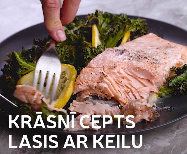 Recepte - krāsnī cepts lasis uz citroniem - Video - nra.lv